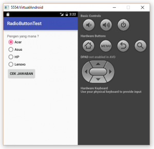 Cara Membuat Radio Button di Android Studio | TeknoJurnal