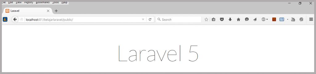 Cara Membuat Website Menggunakan Laravel 5